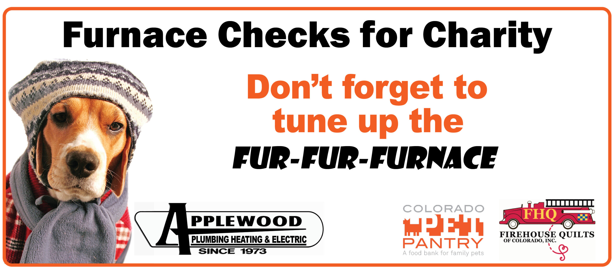 Stay Warm with Applewood’s Furnace Checks for Charity | Applewood Plumbing